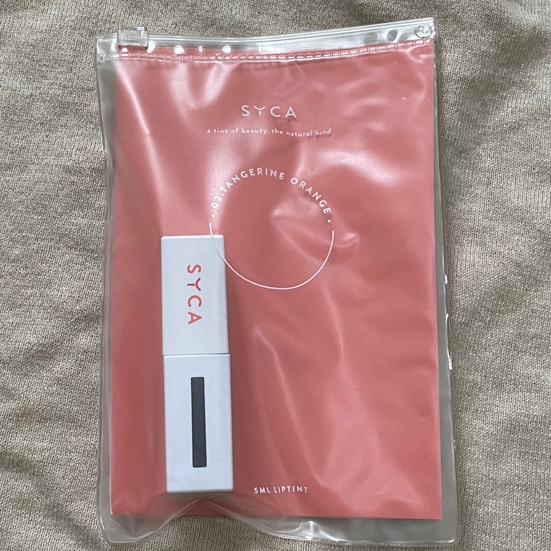 NEW Syca Lip Tint 02. Tangerine Orange, Kesehatan & Kecantikan, Rias ...