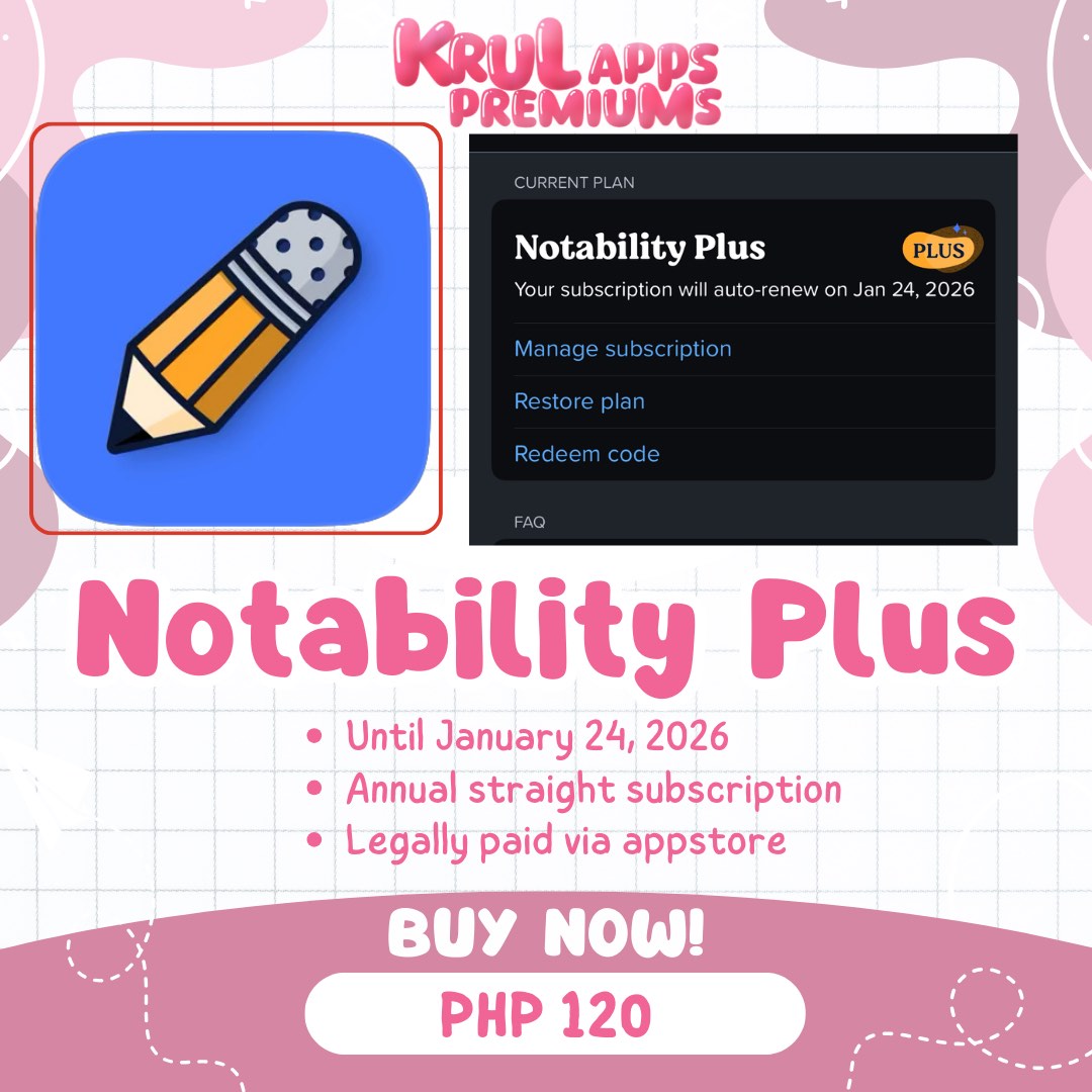 Notability Plus, Hobbies & Toys, Stationary & Craft, Stationery & School Supplies on Carousell