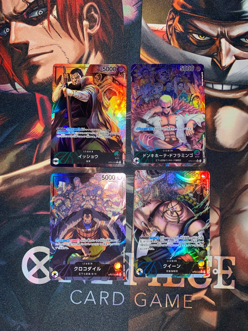 One Piece TCG OP-04 Issho Leader AA / Doffy Leader AA / Croc Leader AA ...