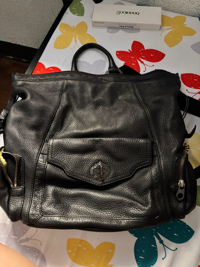 Oryany Large Leather Backpack, Women's Fashion, Bags & Wallets ...