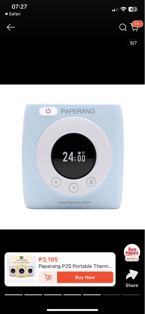 paperang P2S portable thermal printer, Computers & Tech, Printers ...