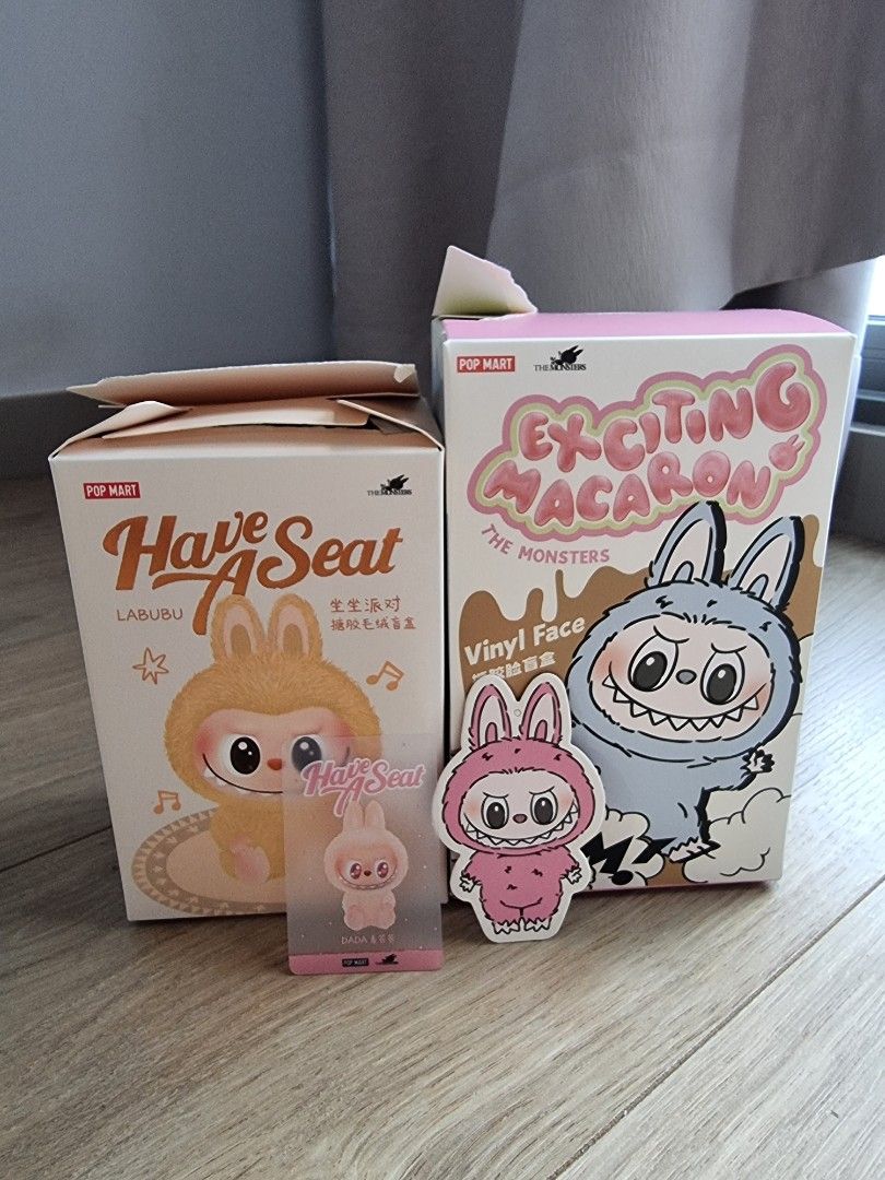 Pink Labubu DADA & Lychee Berry, Hobbies & Toys, Toys & Games on Carousell