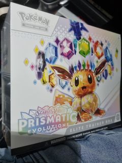 Pokemon Scarlet & Violet Prismatic Evolutions SV8.5 ETB, Hobbies & Toys ...