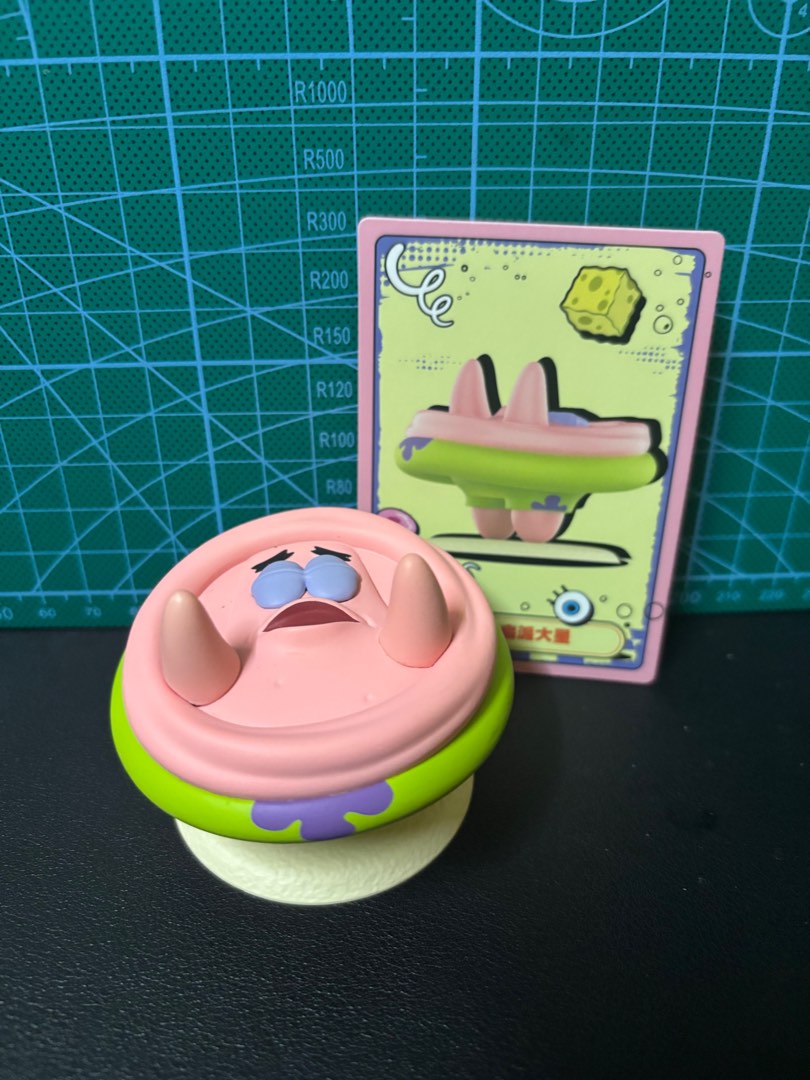Popmart | Spongebob | Flat Patrick, Hobbies & Toys, Toys & Games on Carousell