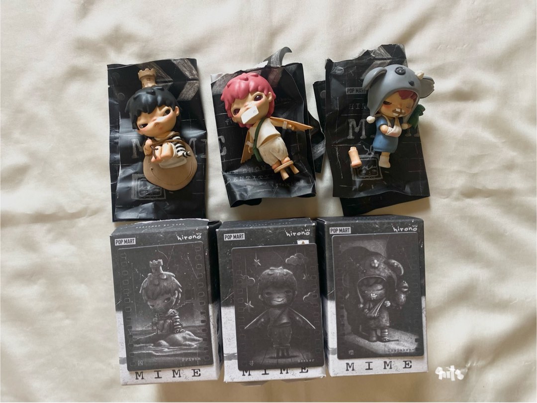 Popmart Hirono Mime (Prison, Seeker, Unspoken), Hobbies & Toys, Toys ...