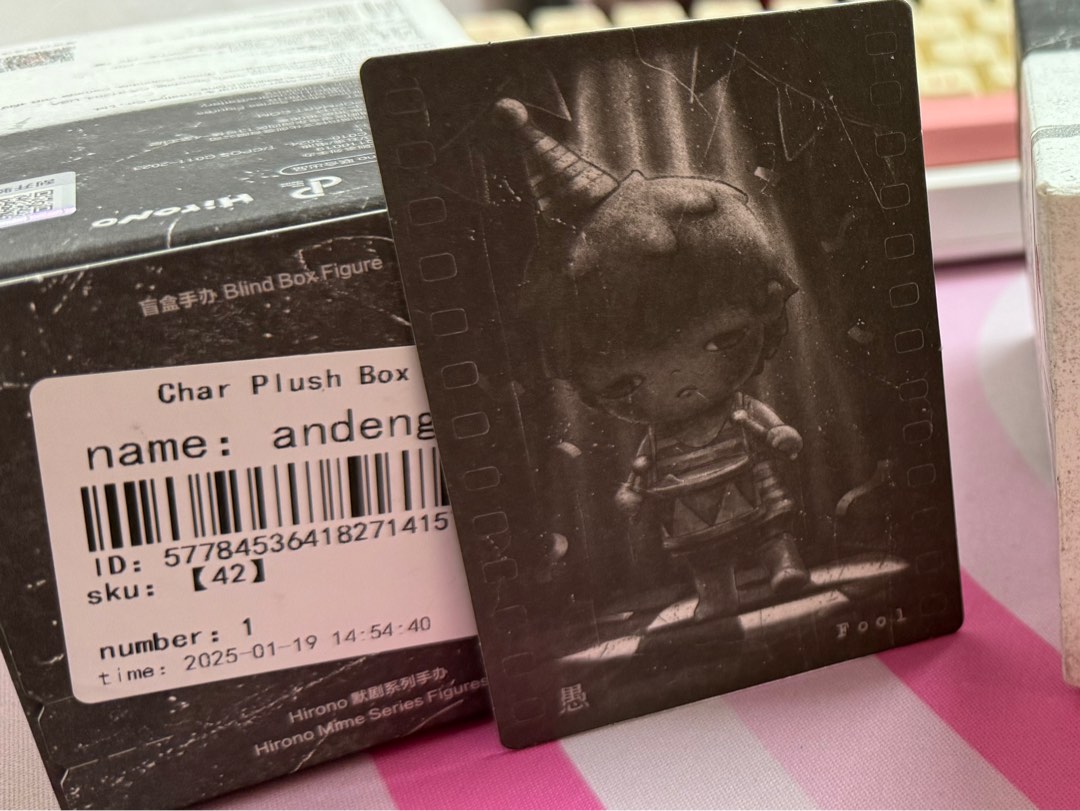 Popmart Hirono Mime The Fool, Hobbies & Toys, Toys & Games on Carousell