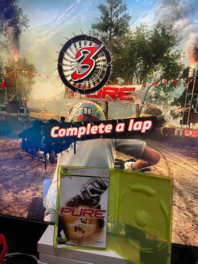 PURE ATV QUAD BIKE OFF ROAD RACING XBOX 360 GAME / TESTED WORKING ...