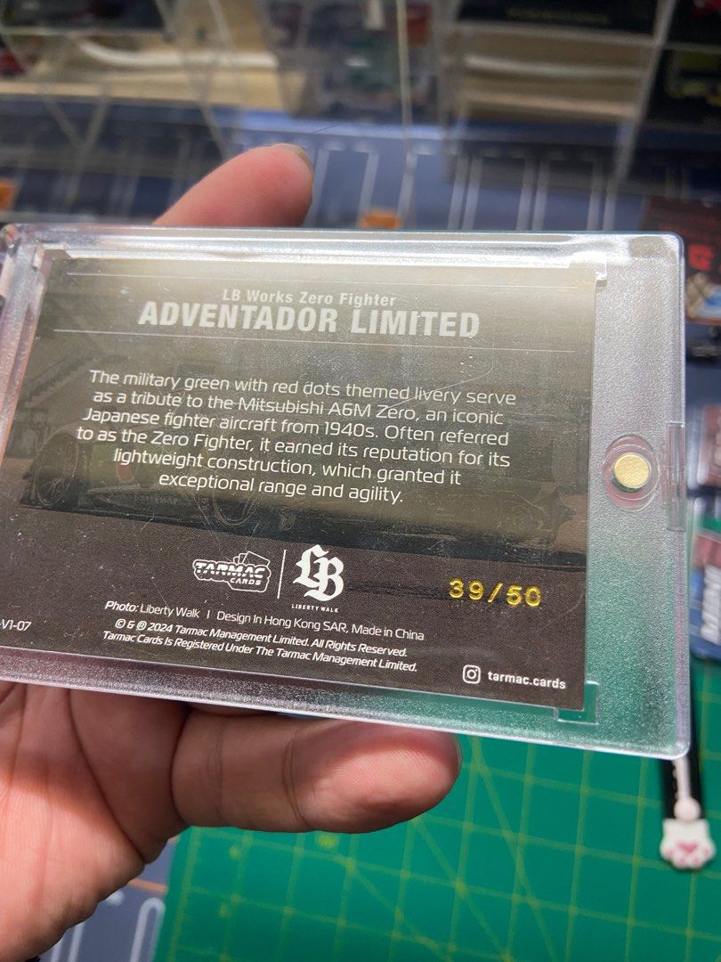 RARE TARMAC LBWK TRADING CARD WHITE PARALLEL S/N 39/50 WORLDWIDE ...