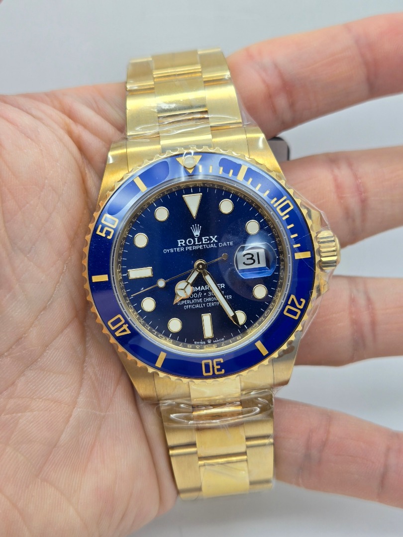 Rolex Submariner Yellow Gold 126618LB Bluesy YG Blue Dial 126618 LB ...