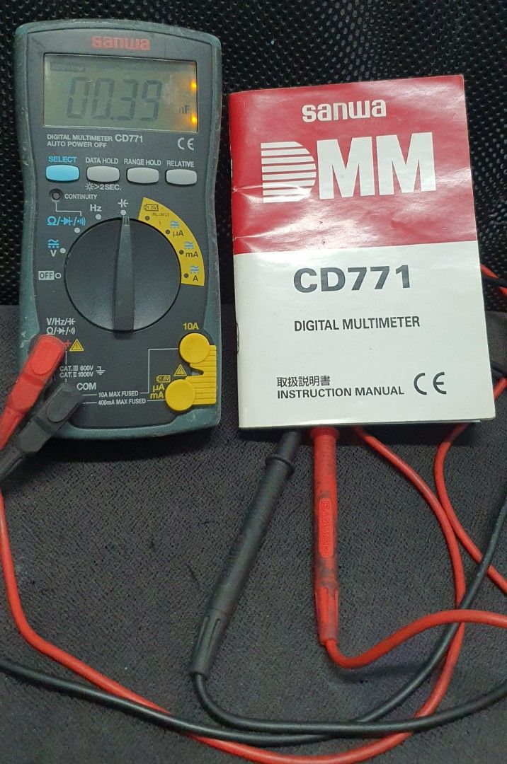 SANWA DIGITAL Multimeter CD771, TV & Home Appliances, Electrical ...