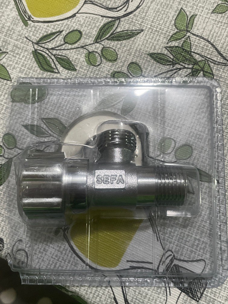 SEFA One Way Angle Valve, Furniture & Home Living, Bathroom & Kitchen Fixtures on Carousell