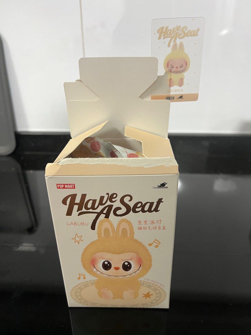 Selling Labubu V2 Have A Seat - Sisi BNIF, Hobbies & Toys, Toys & Games ...