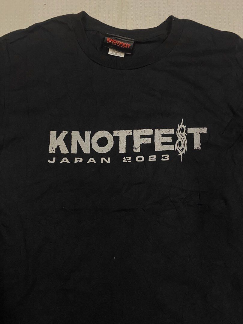 SLIPKNOT KNOTFEST JAPAN 2023 TEE M (TRN0109), Men's Fashion, Tops ...