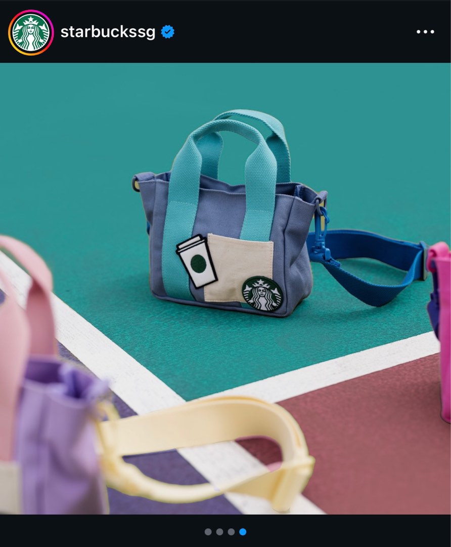 Starbucks Singapore Colour-Block Mini Bag, Women's Fashion, Bags ...