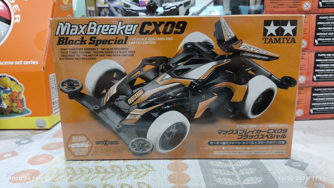Tamiya Mini 4WD Max Breaker CX09 Black Special, Hobbies & Toys, Toys ...