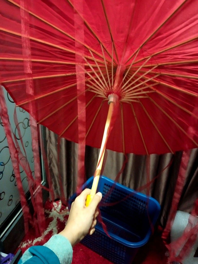TGCF Heaven Official's Blessings Hua Cheng Wooden Umbrella Cosplay Prop ...