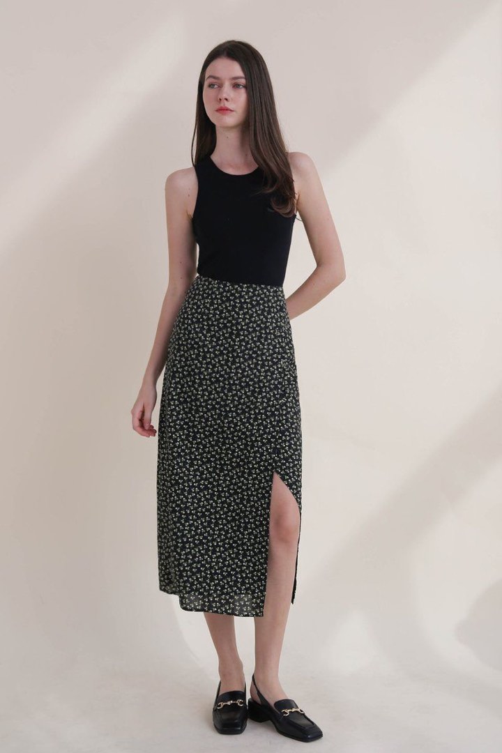 The Willow Label Yvette Wrap Skirt, Women's Fashion, Bottoms, Skirts on ...