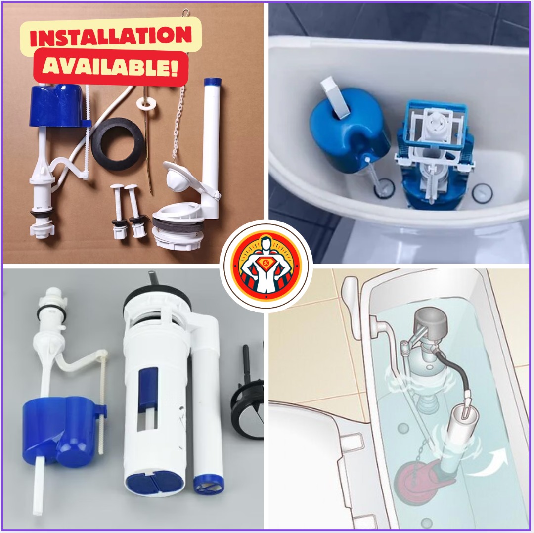 Toilet bowl flushing system supply & install | Toilet Bowl leaking ...