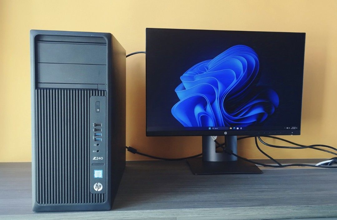 Top End HP ‘Z’ Workstation, intel Xeon E3-1220 V6 Quad Core Processor ...