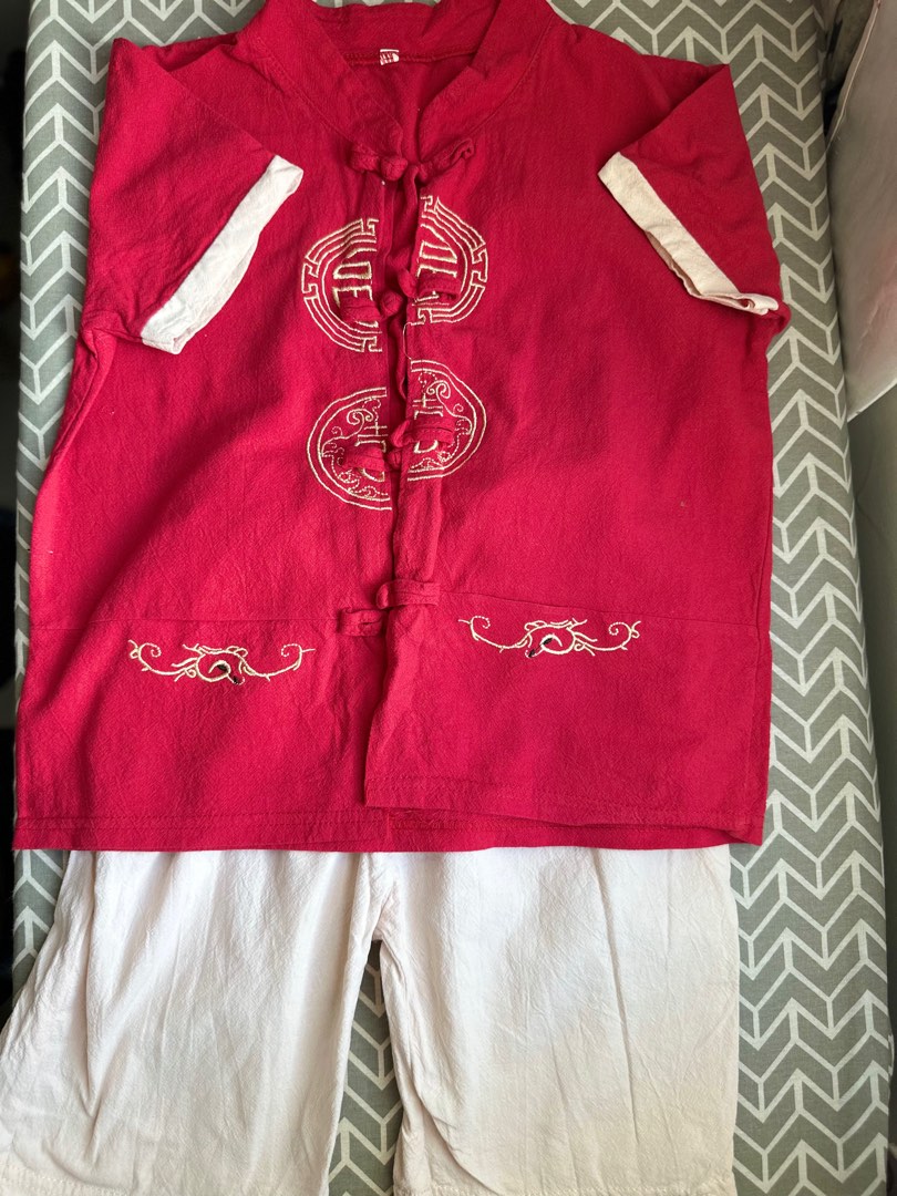 Traditional Sam Fu boy CNY set, Babies & Kids, Babies & Kids Fashion on ...