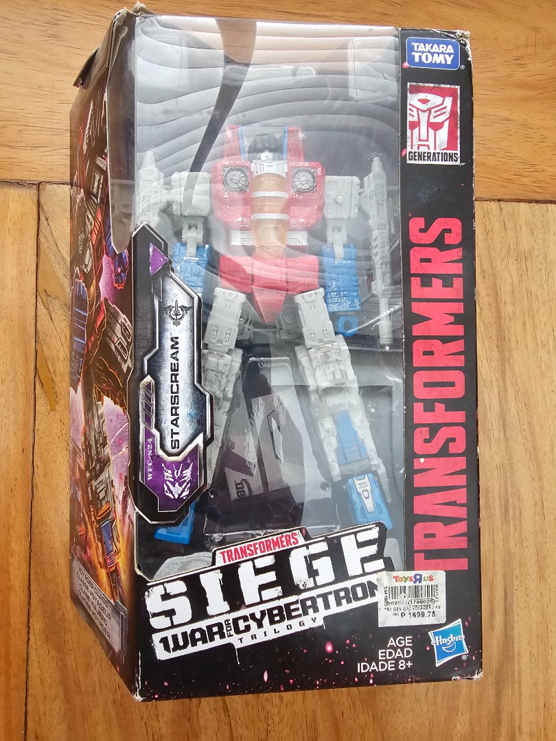 Transformers Siege Starscream, Hobbies & Toys, Toys & Games on Carousell