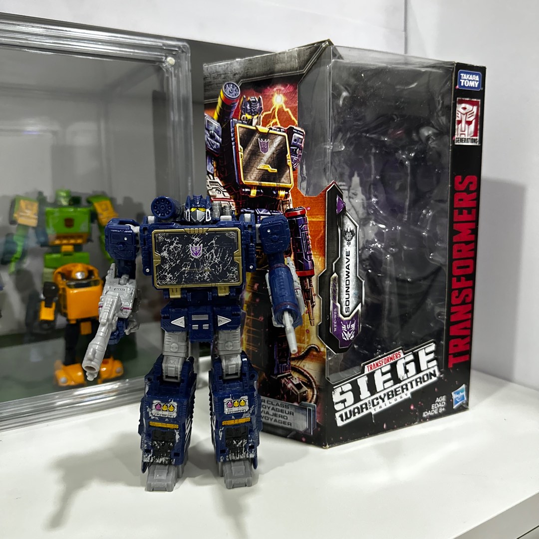 TRANSFORMERS WFC SIEGE SOUNDWAVE - War for Cybertron (BIB), Hobbies ...