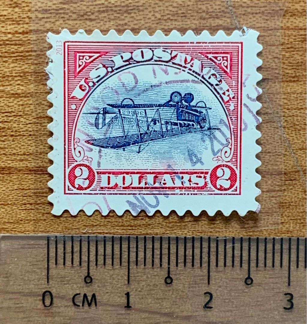 USA modern issued postage stamp commemorating vintage ERROR RARITY ...