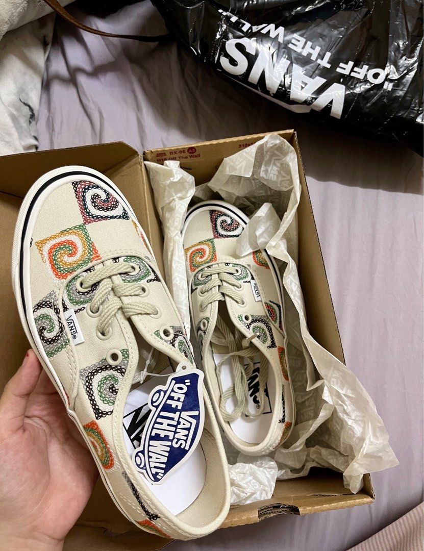 Vans Authentic 44 DX Anaheim Factory Granny Check, Women's Fashion ...