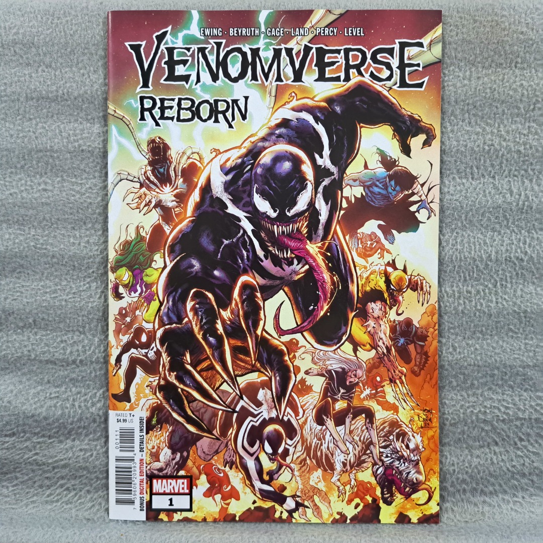 Venom: Venomverse Reborn #1 (Marvel Comics) Benjamin Percy, Brian Level (FIRST Issue) Key Issue ...