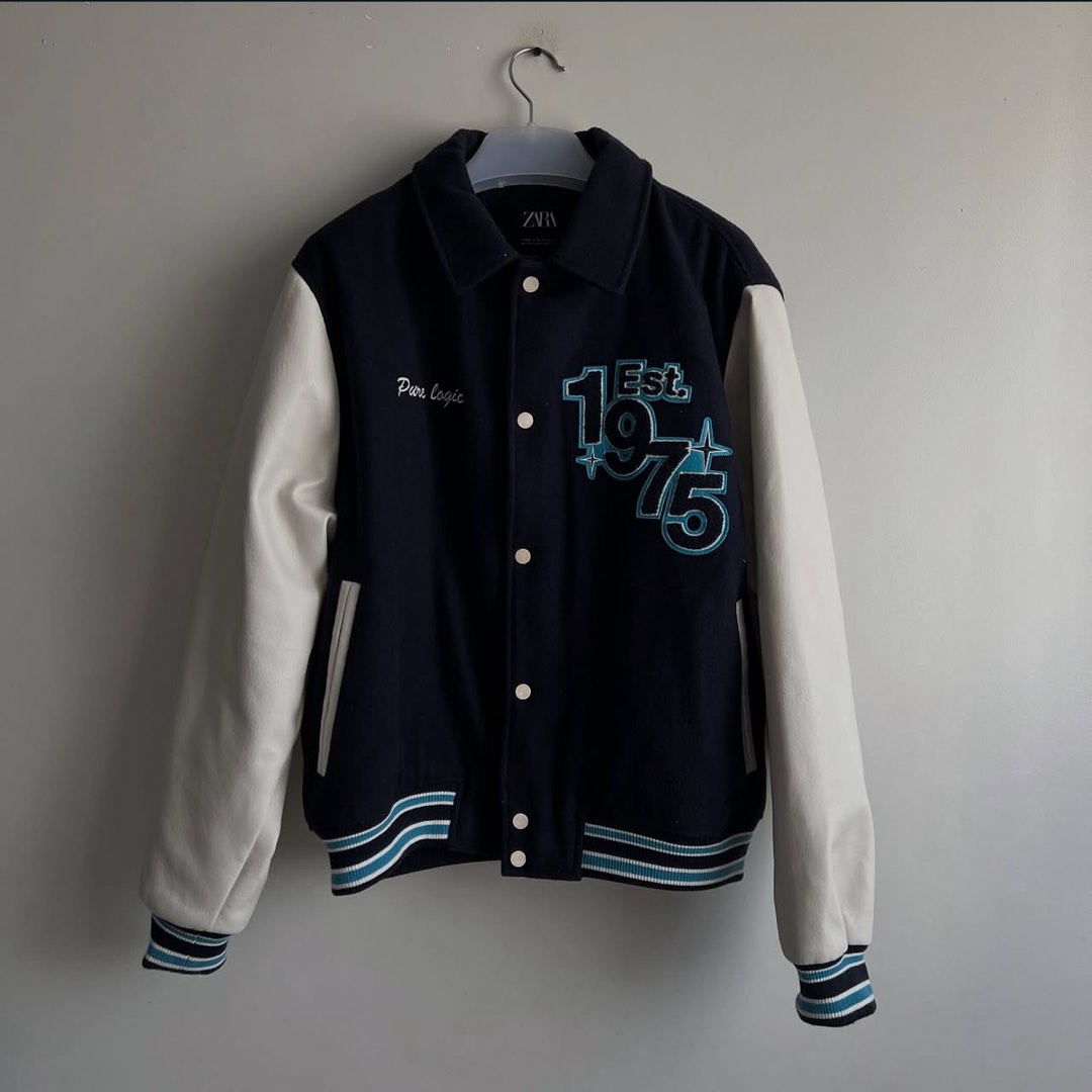 Zara Varsity Jacket, Men's Fashion, Coats, Jackets and Outerwear on ...