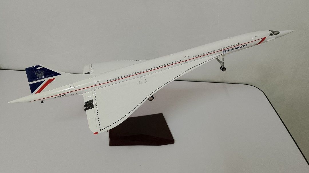 1:125 Concorde Double Livery Aircraft Model, Hobbies & Toys, Toys ...