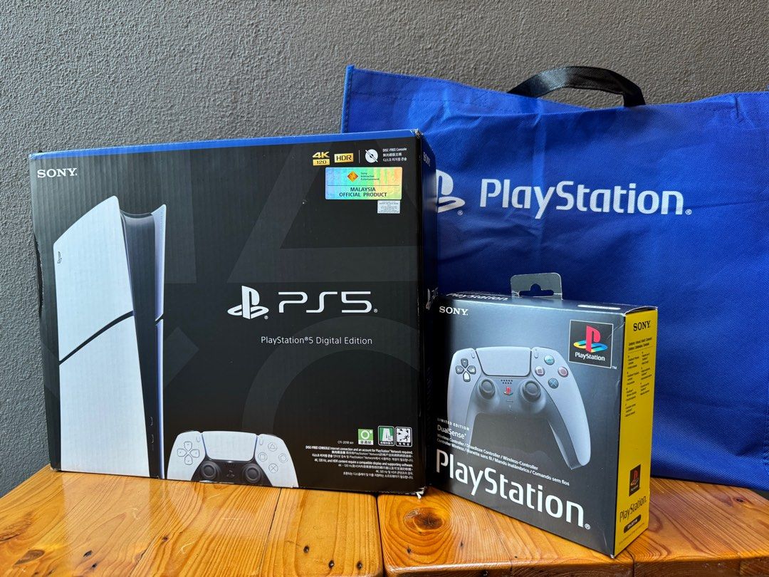 30th Anniversary PS5 Slim Disc DualSense 5, Video Gaming, Video Game ...