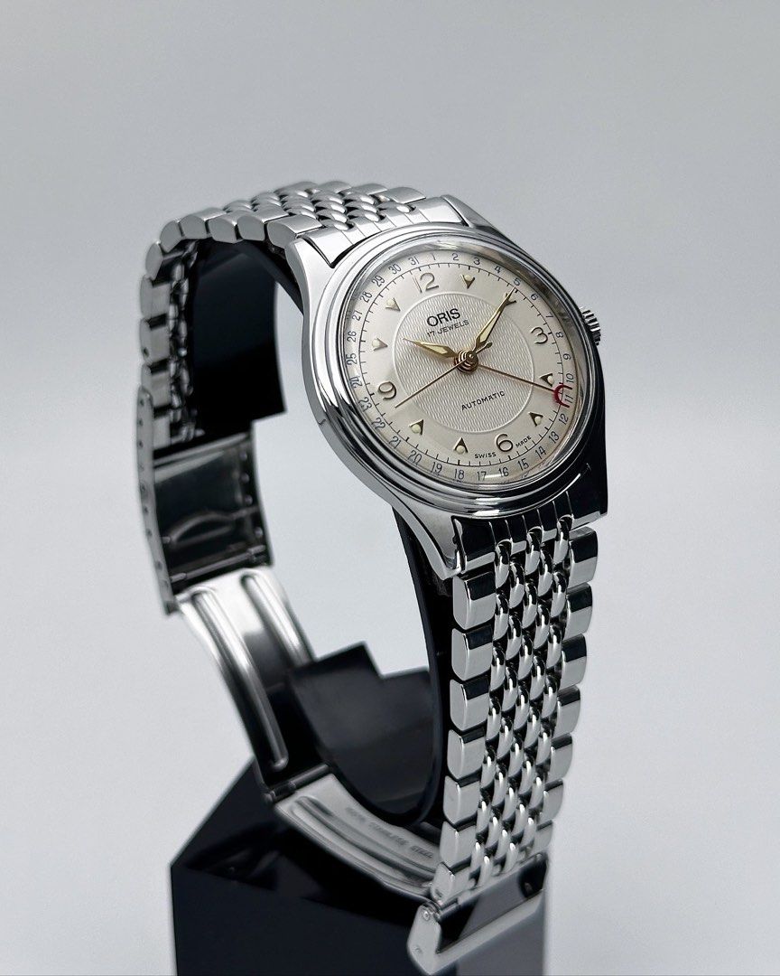 35mm Oris Pointer Date Beads of Rice Bracelet ref.7403 cal.574 Automatic Watch, Men's Fashion ...