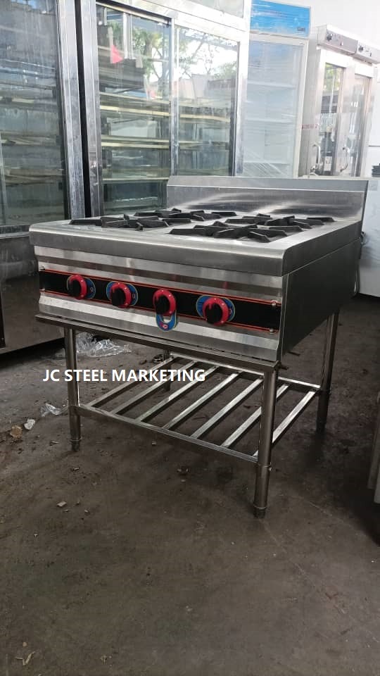 4 OPEN BURNER WITH STANDING *LOW PRESSURE, TV & Home Appliances ...