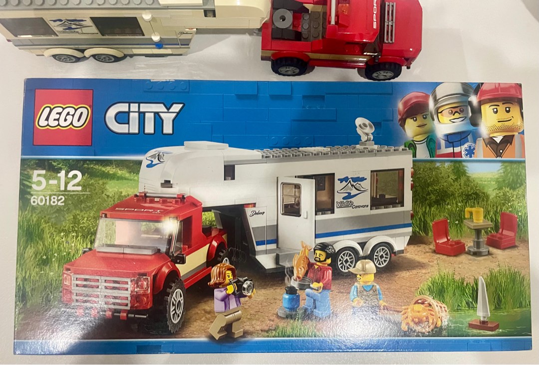 60182 LEGO City Pickup & Caravan, Hobbies & Toys, Toys & Games on Carousell