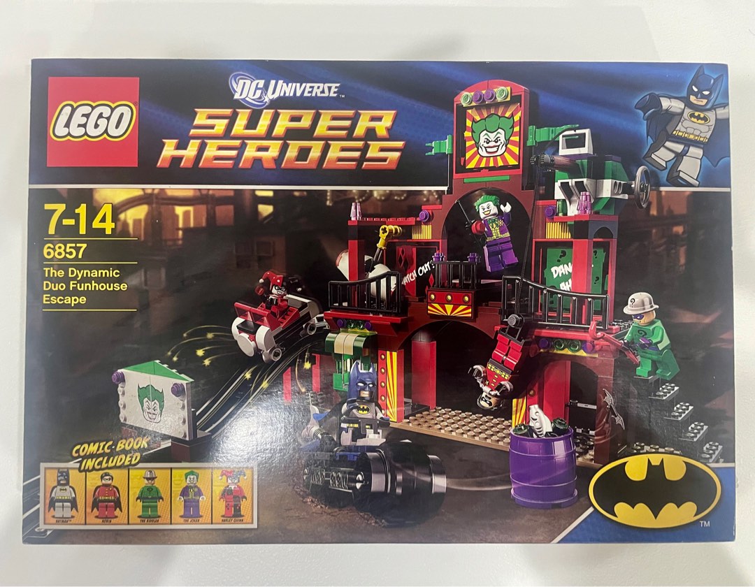 6857 LEGO Batman The Dynamic Duo Funhouse Escape, Hobbies & Toys, Toys ...