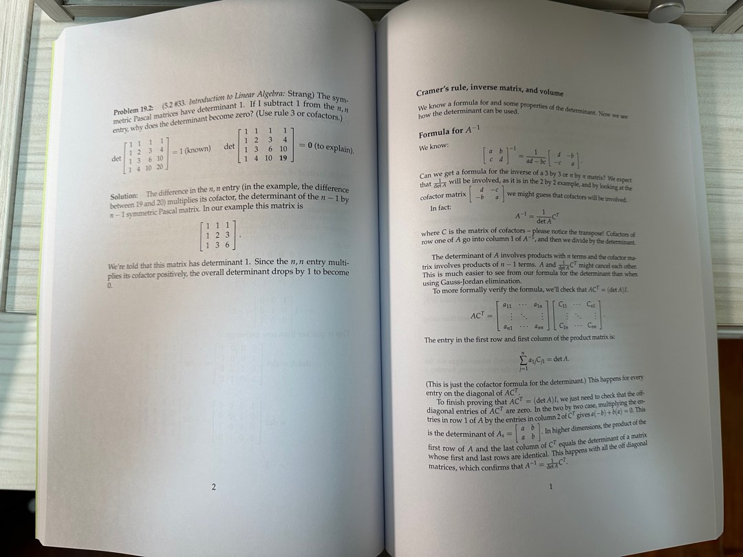 #蛇年行大運 麻省理工學院 Gilbert strang mit 線性代數講義 linear algebra 完整含習題, 書籍、休閒與玩具 ...