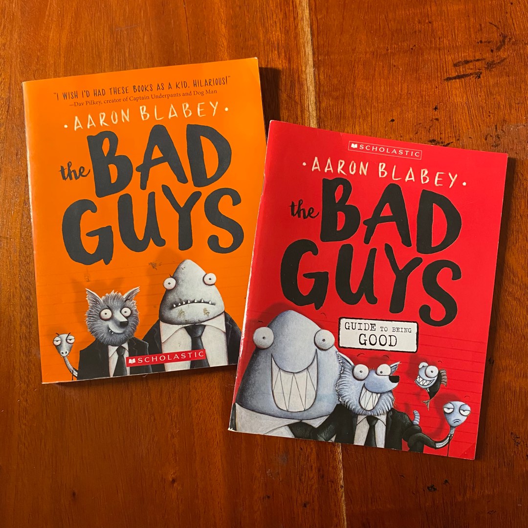 Authentic Original Bundle Take all BAD GUYS by Aaron Blabey Dogman ...