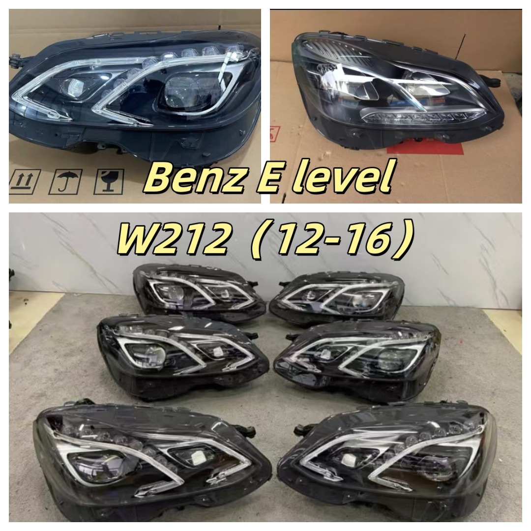 Auto accessories Mercedes-Benz E level W212 E200 E260 E300 led headlight assembly Low profile ...