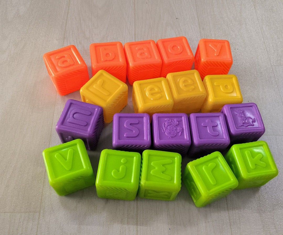 Baby toy Alphabet cubes Can play stacking Combo, Hobbies & Toys, Toys ...