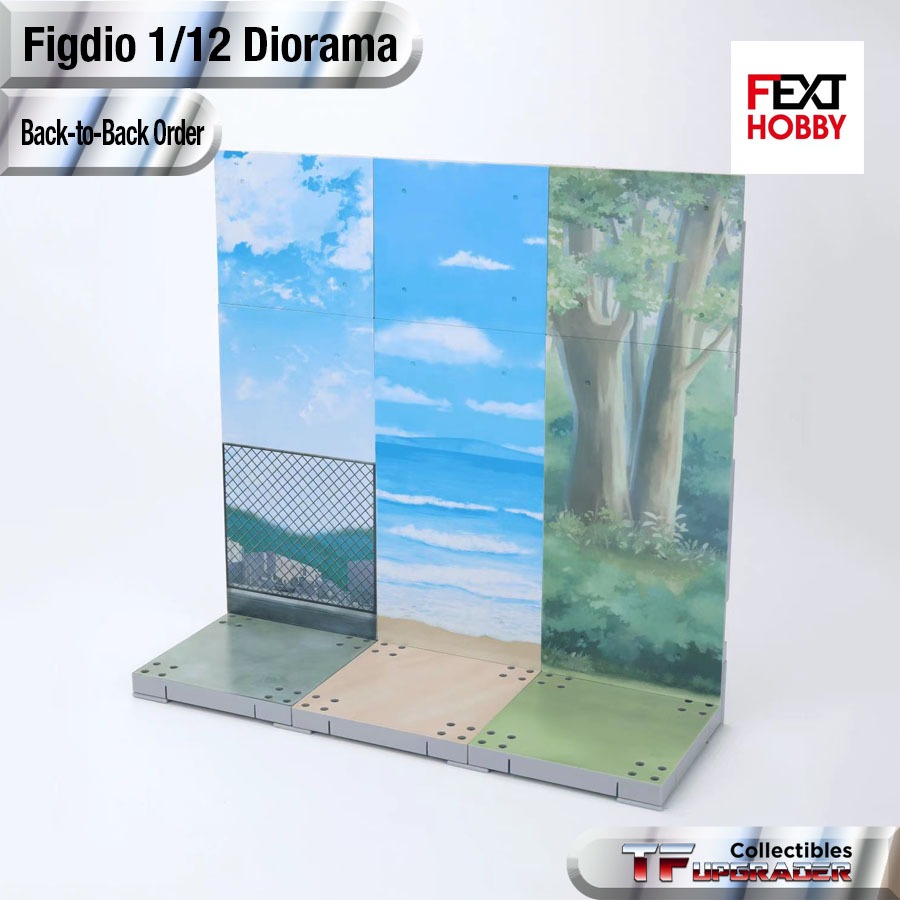 [Back-To-Back Order] Fext Hobby Figdio 1/12 Forest, Beach, Rooftop ...