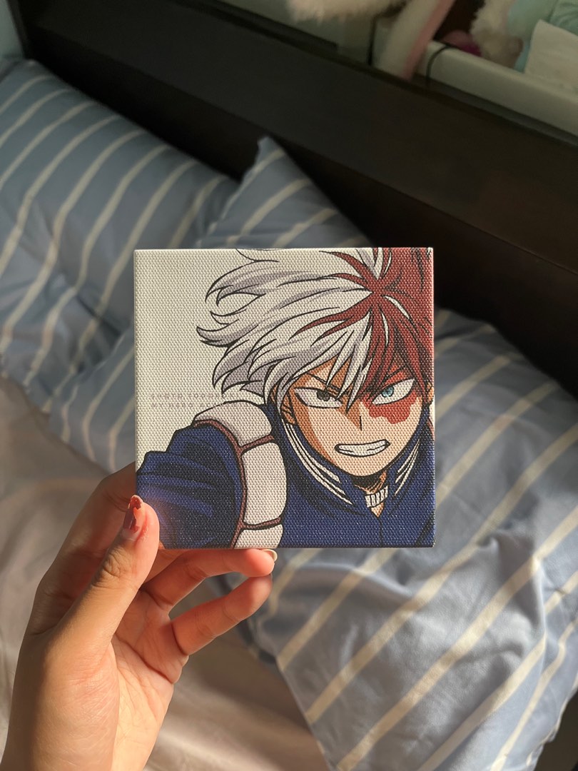 [BANDAI NAMCO] Japan-based Shoto Todoroki Wall Decor MHA, Hobbies ...