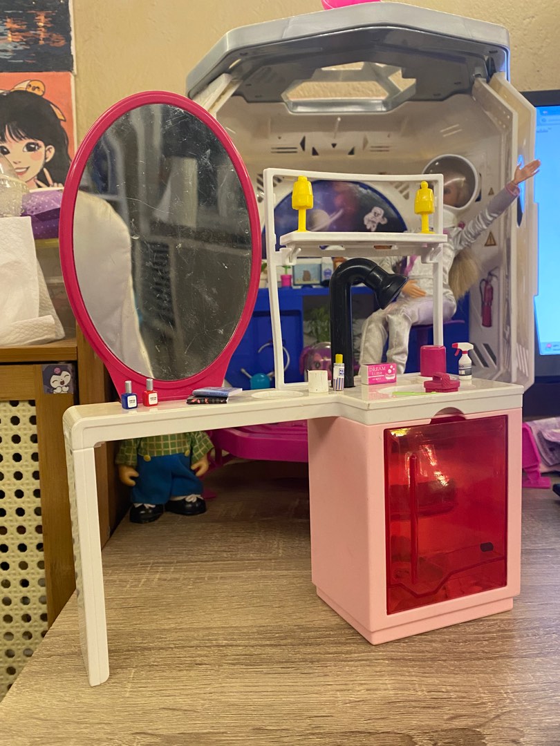 Barbie Vanity, Hobbies & Toys, Toys & Games on Carousell