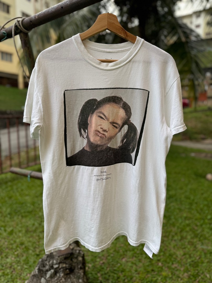 Bjork photo tees by Kevin Cummins x journal standard, Men's Fashion ...