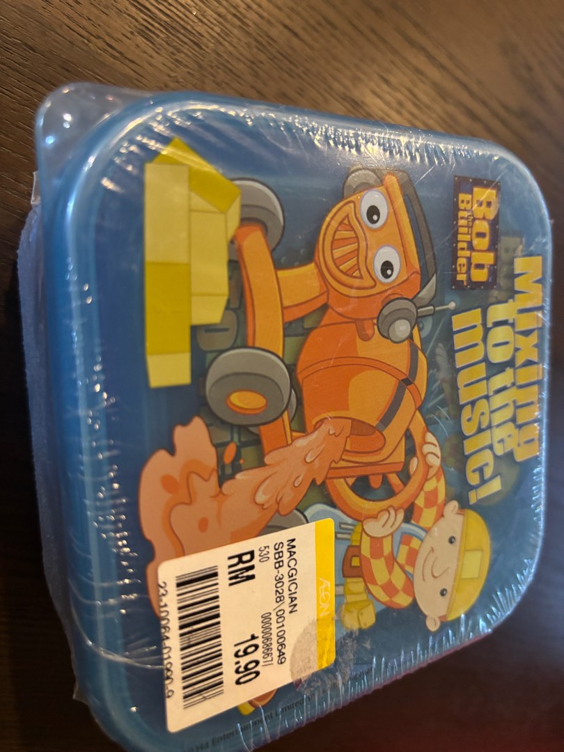 Bob The Builder set of 3 Snack boxes (large+medium+ small) in one set ...