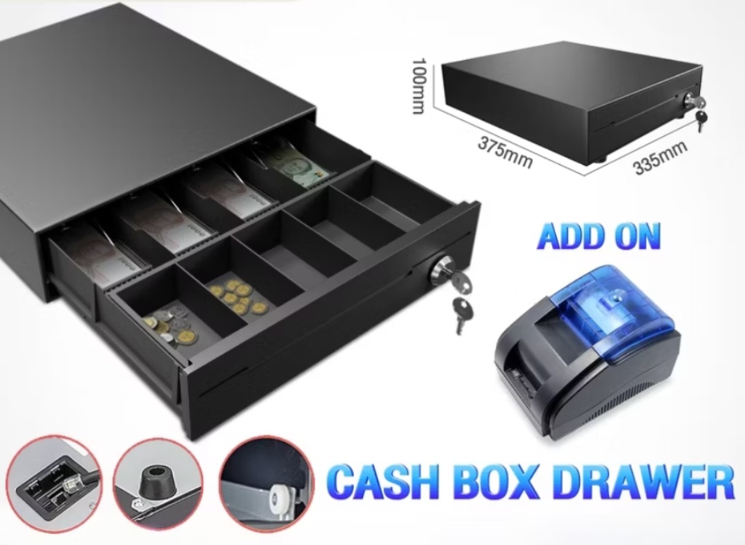 Cash drawer include bluetooth printer, Computers & Tech, Office ...