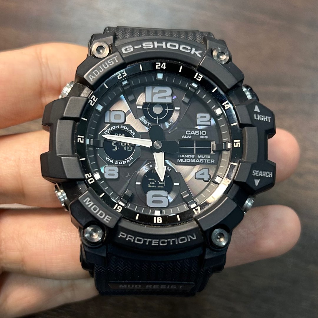 Casio G-Shock Mudmaster GSG-100-1A Tough Solar Men Watch, Men's Fashion ...