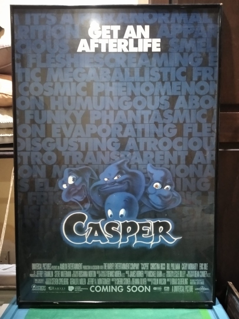 Casper the Movie (Poster type-B), Hobbies & Toys, Collectibles ...