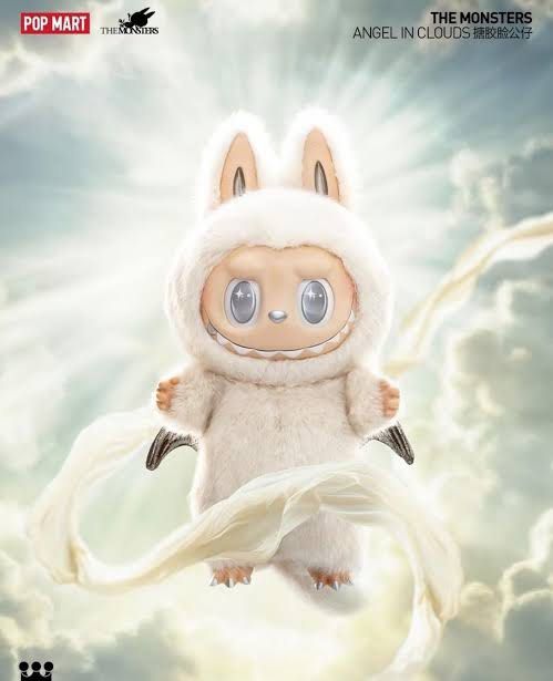 (CO OREN) Labubu Zimomo Angel In Clouds Vinyl Face Doll Original Pop ...