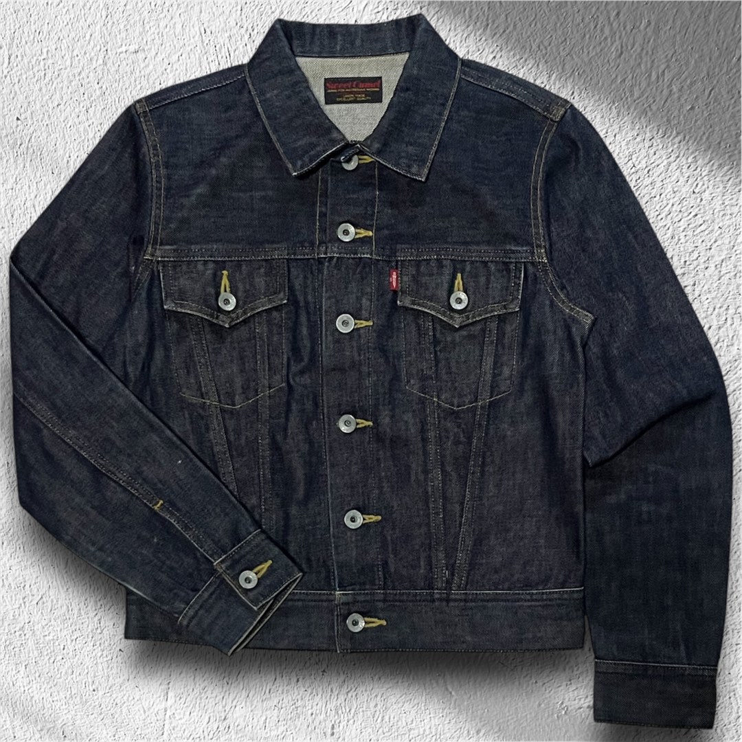 Denim Jacket vintage Type3 sweet Camel RawDenim Not iron heart,nudie ...